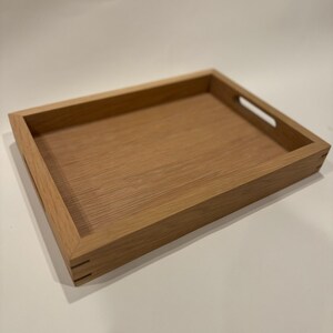 Serving Tray Walnut Tea Tray White Oak Handmade Custom - Etsy