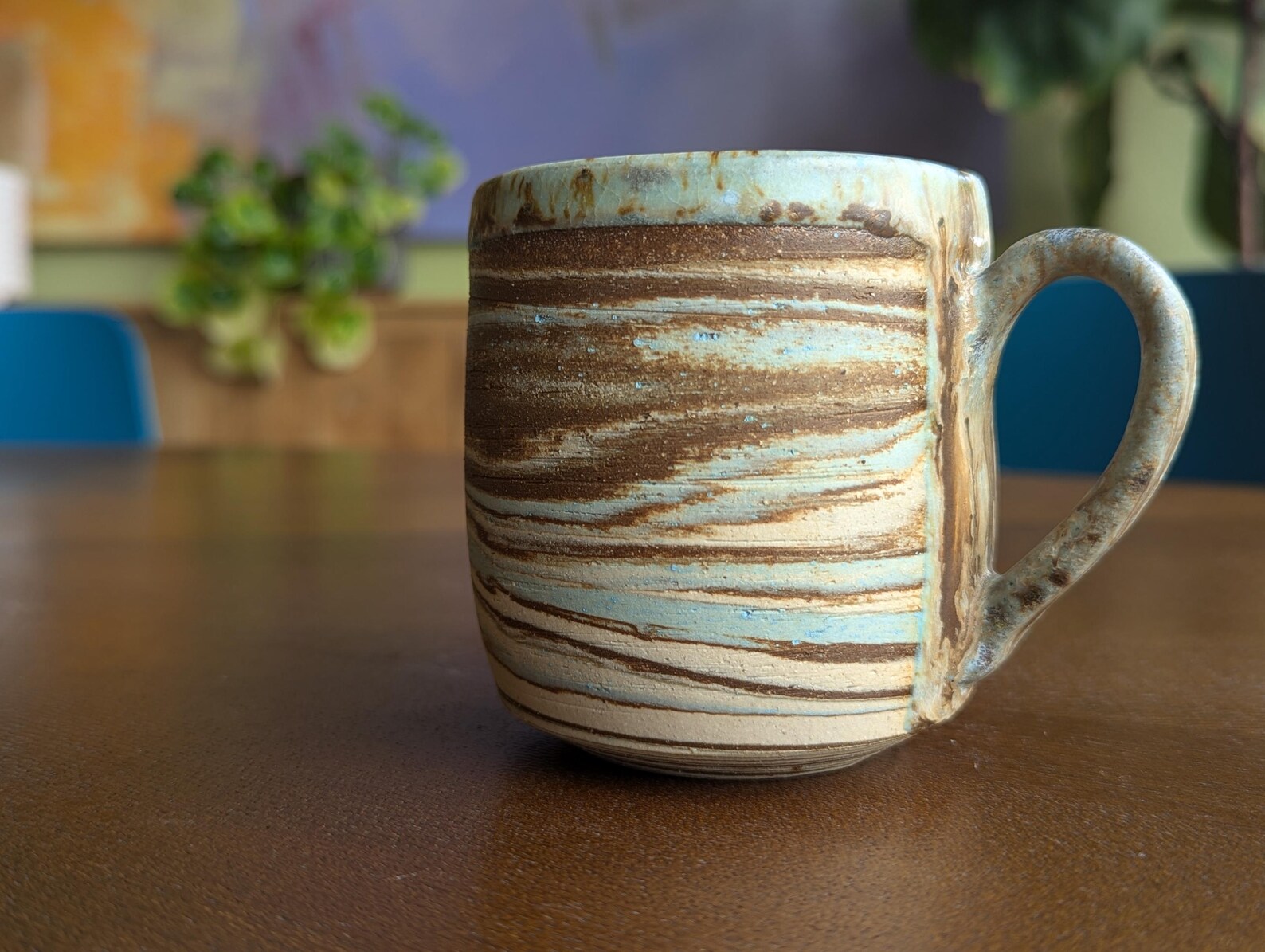 Wheel-thrown Ceramic Handled Cup 9 Oz - Etsy