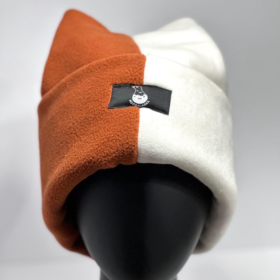 Four Point Fleece Beanie Robin Hood Fox Inspired Super Soft Super Warm ...