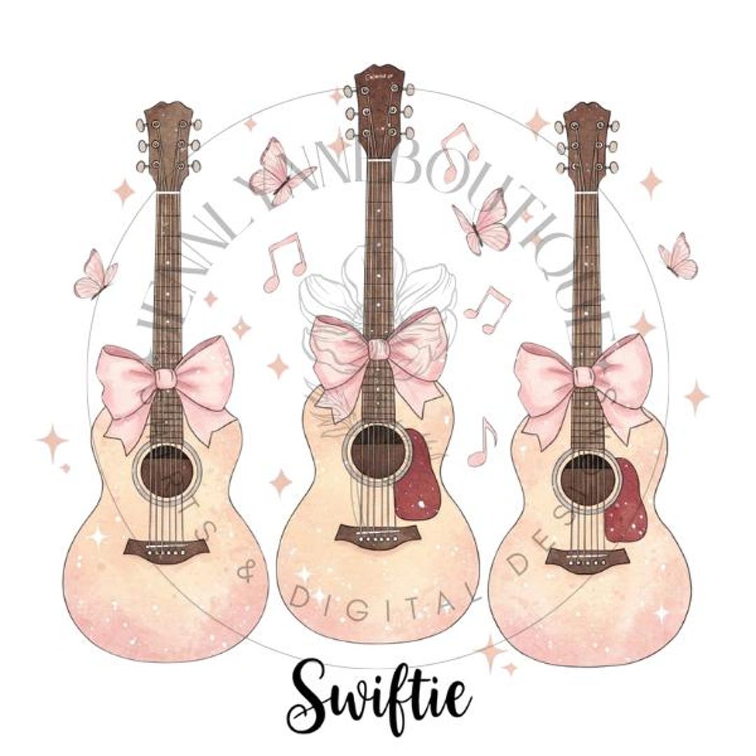 Swiftie PNG, Acoustic Guitars Sublimation, Swifty Print, Guitar ...