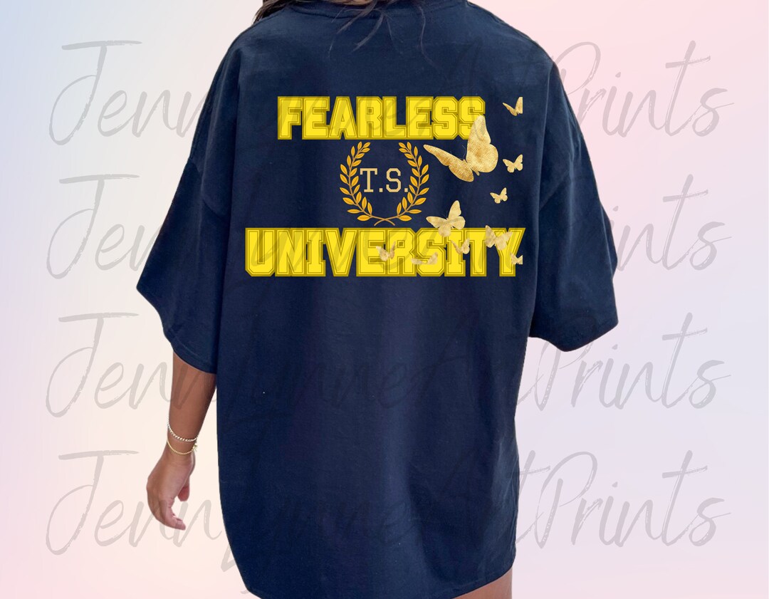 FEARLESS UNIVERSITY PNG Swwiftie, Swwifty, for Dtg, Dtf, Love Story ...