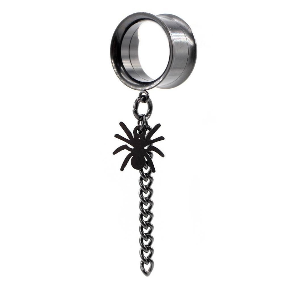 Spider Chain Chains Ear Tunnel Spiders Earrings Plug Ears Plugs Earring ...