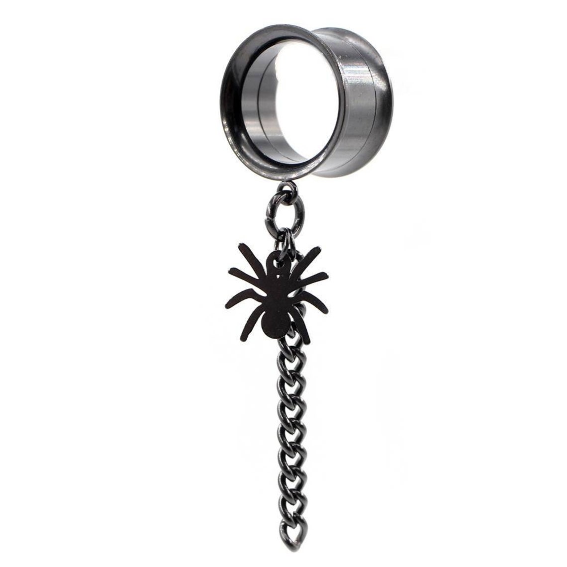 Spider Chain Chains Ear Tunnel Spiders Earrings Plug Ears Plugs Earring ...
