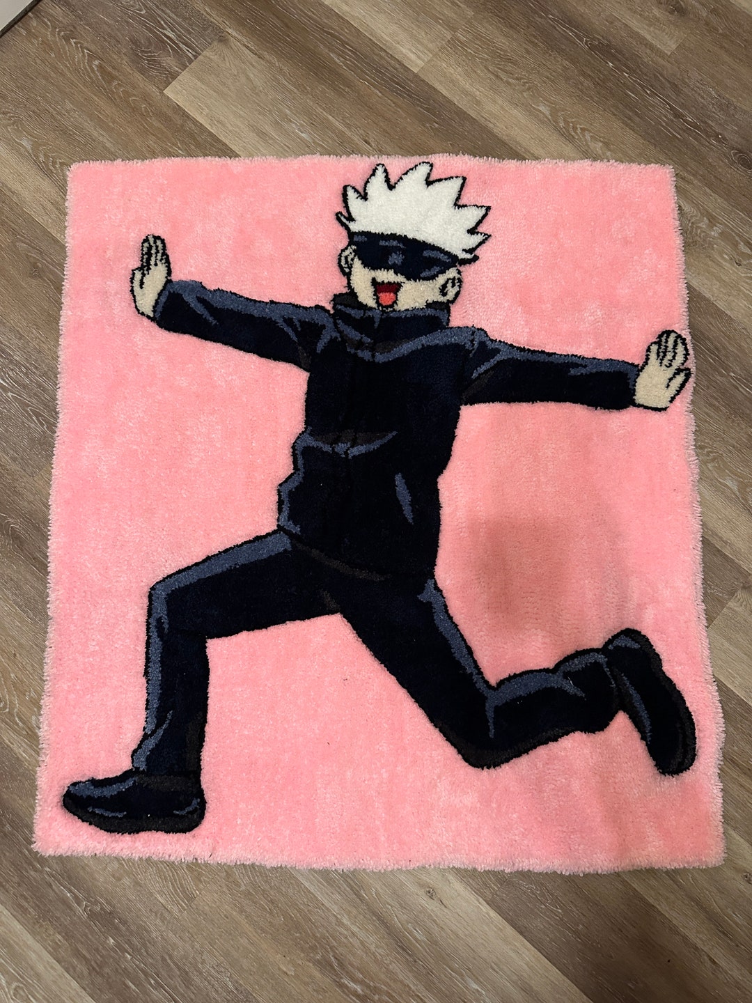 Tufted Gojo Rug Custom Gojo Jujitsu Kisen Rug Colorful Rug Anime Rug - Etsy