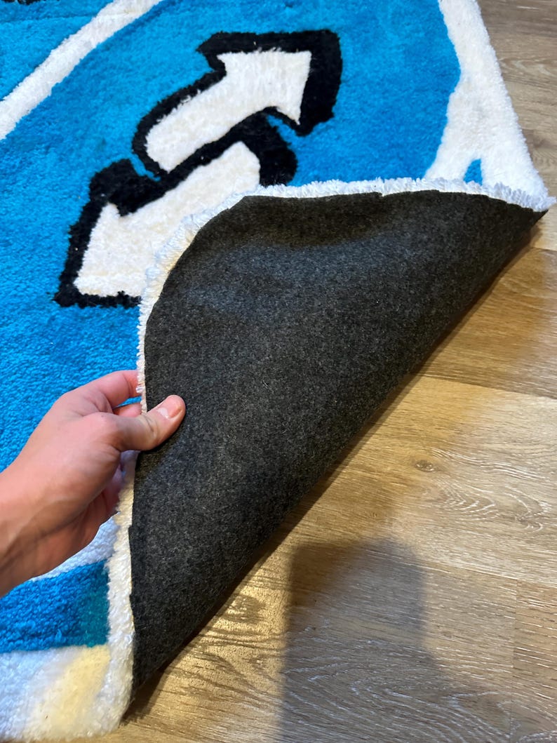 UNO Reverse Card Rug - Handmade Rug - Rug Making - Custom Rug - Uno Rug ...