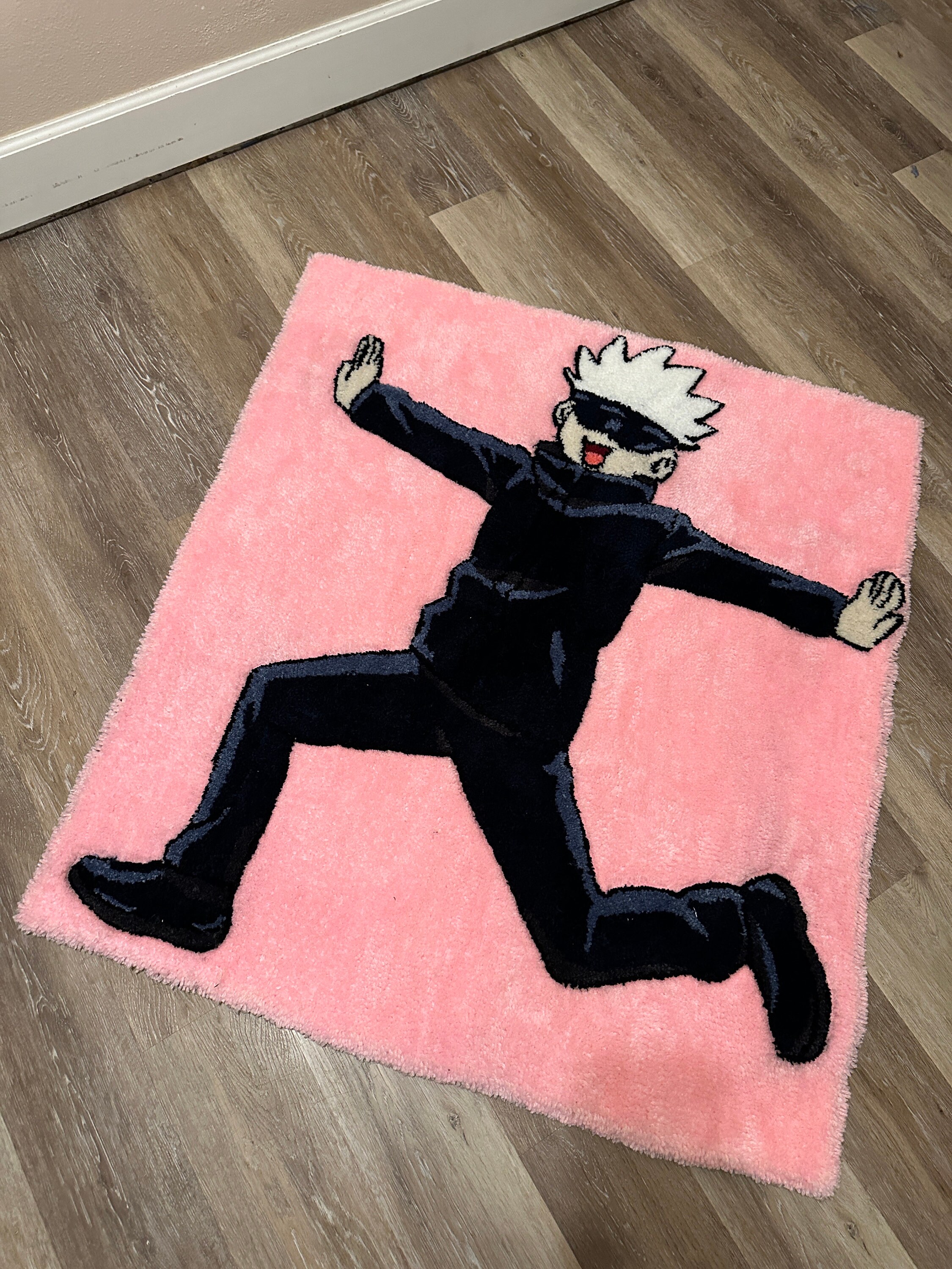 Tufted Gojo Rug Custom Gojo Jujitsu Kisen Rug Colorful Rug Anime Rug - Etsy