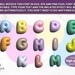 SVG Font Bundle - Playful Bubble Letters Clipart, Digital Alphabet in ...