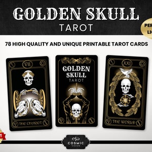 Printable Tarot, Digital Print, Tarot Card Deck, Digital Oracle Cards ...