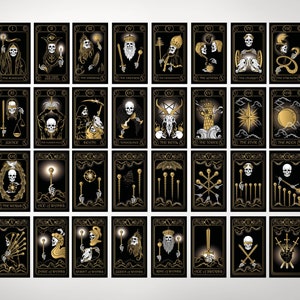 Printable Tarot, Digital Print, Tarot Card Deck, Digital Oracle Cards ...