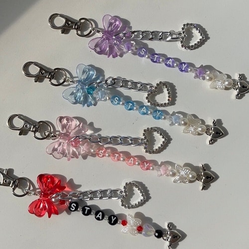 Personalized Kpop Beaded Phone Charm Keychain Phone Lanyard - Etsy