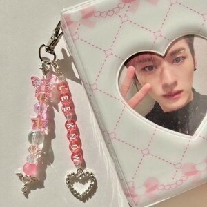 Pink Kpop Custom Charm for Keychain, Phone Case, Light Stick, Photocard ...