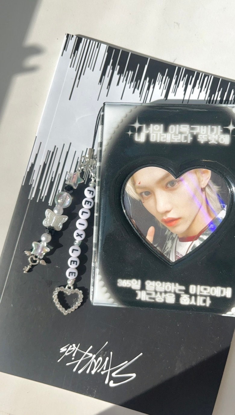 Kpop Photocard Binder Charm Kpop Keychain Kpop Phone Case - Etsy