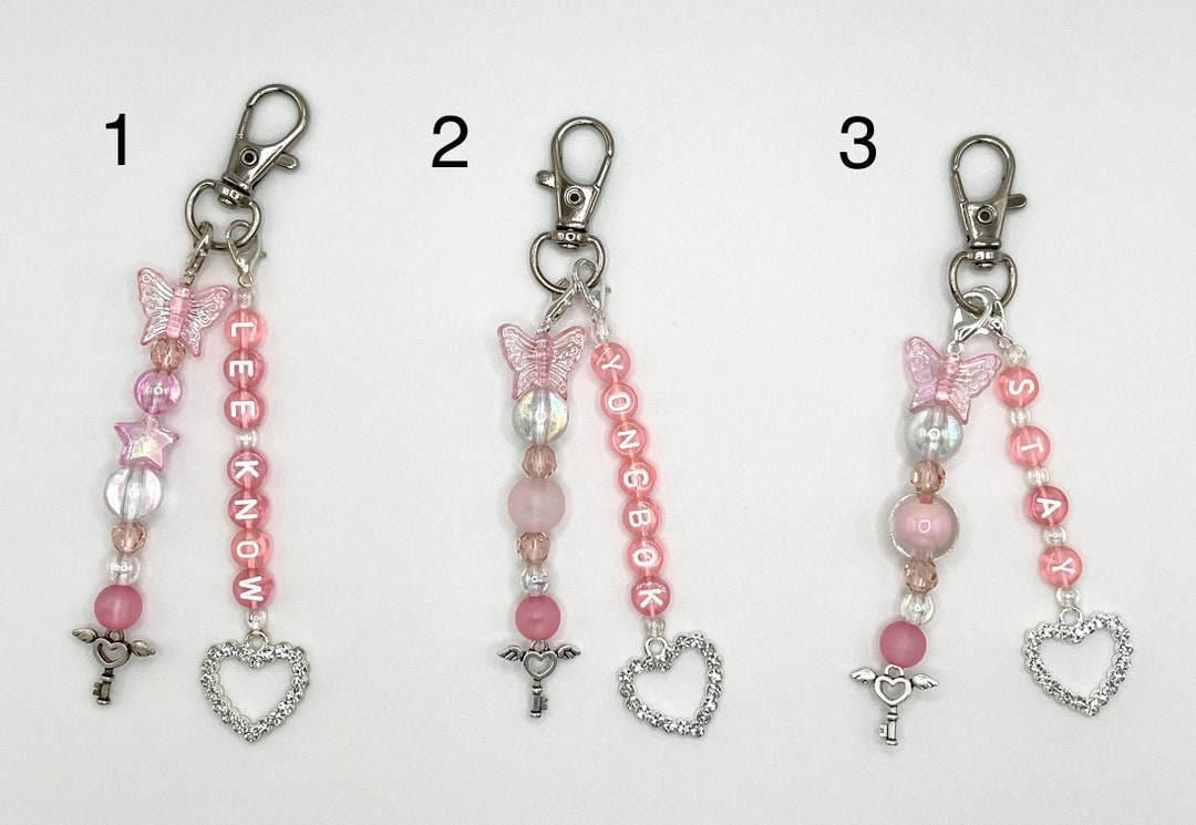Pink Kpop Custom Charm for Keychain, Phone Case, Light Stick, Photocard ...