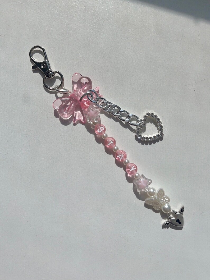 Personalized Kpop Beaded Phone Charm Keychain Phone Lanyard - Etsy