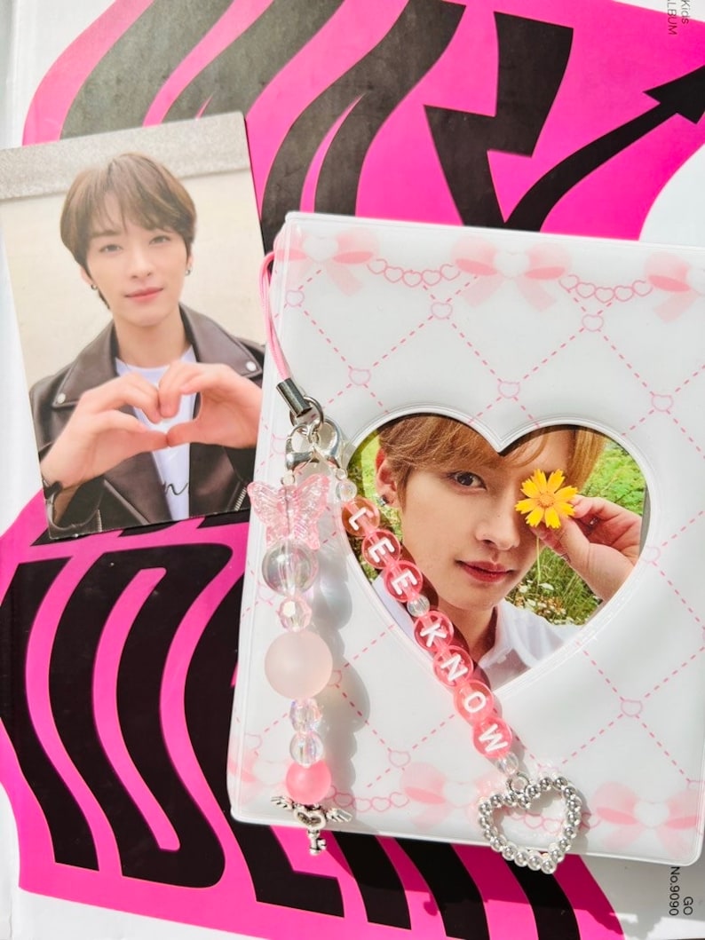Kpop Photocard Binder Charm Kpop Keychain Kpop Phone Case - Etsy