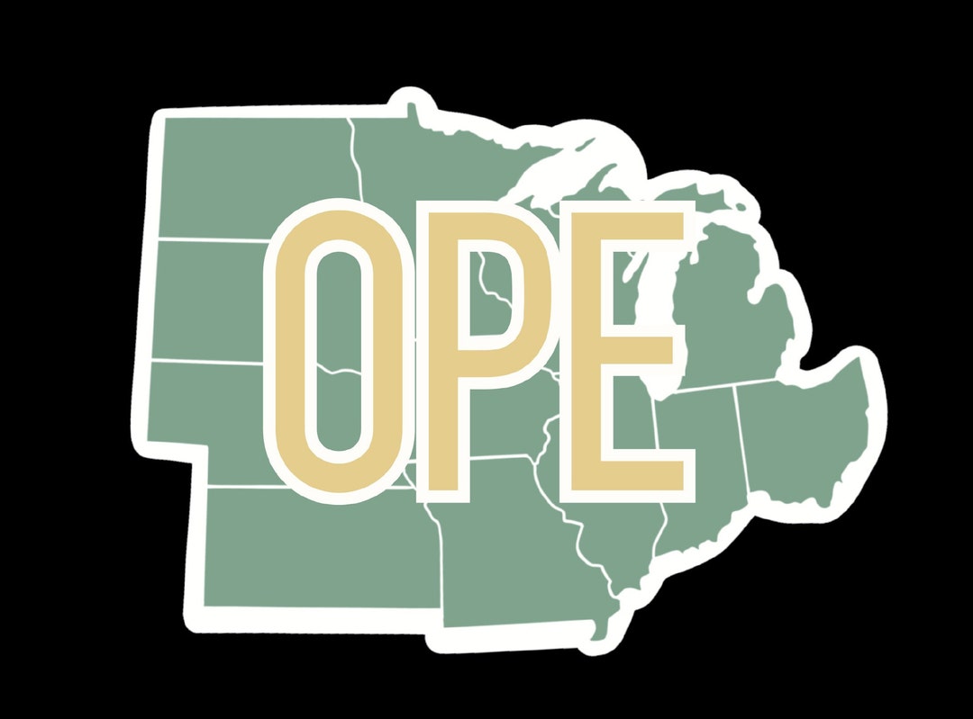 100 LIMITED Midwestern Ope Sticker - Etsy