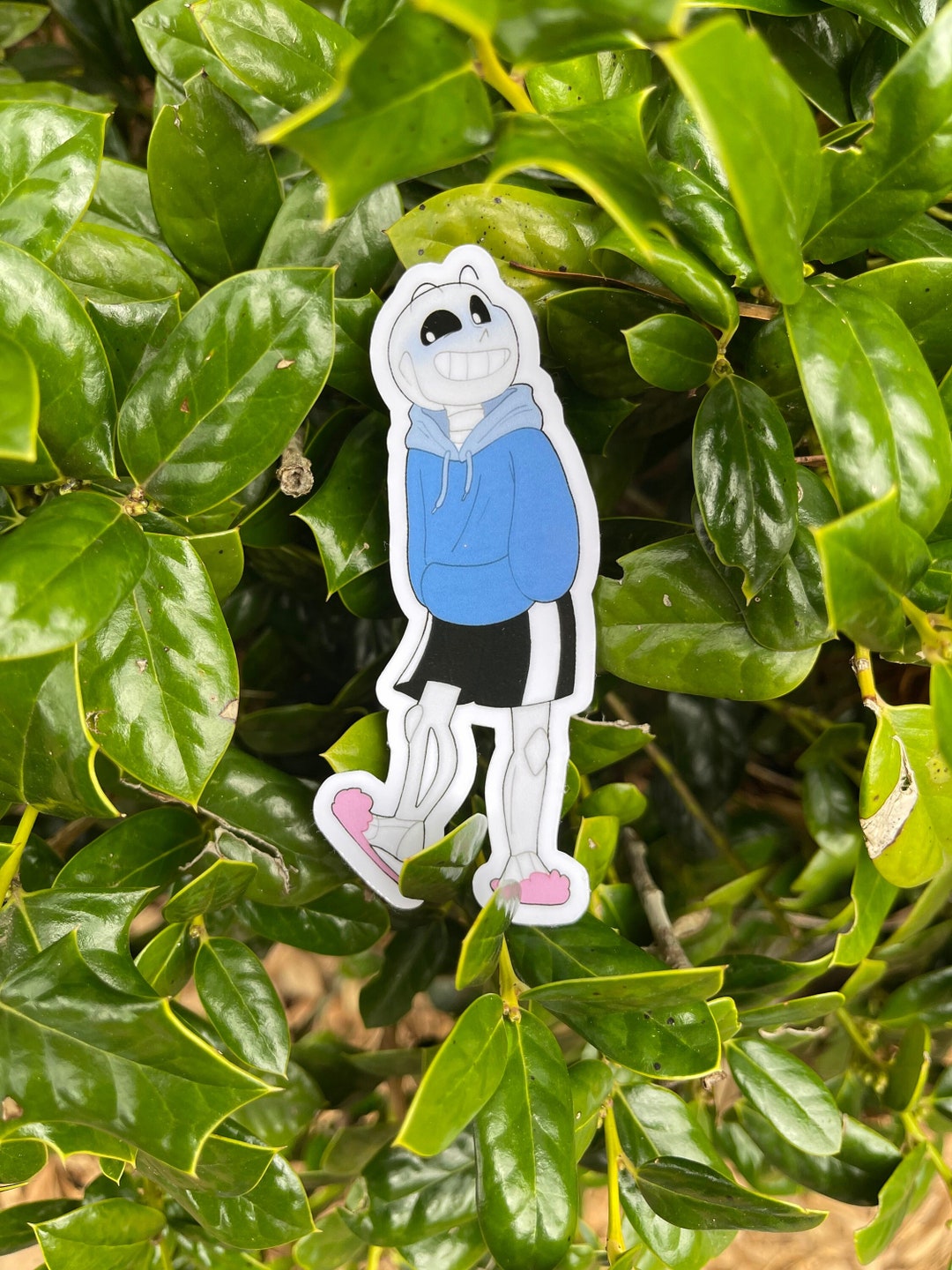 Sans Undertale Classic Sans 2x4 Inch Die Cut Glossy Waterproof Sticker ...