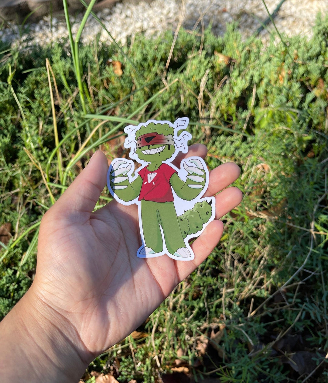 Smug Leshy Follower Form Glossy Waterproof Cult of the Lamb Sticker - Etsy