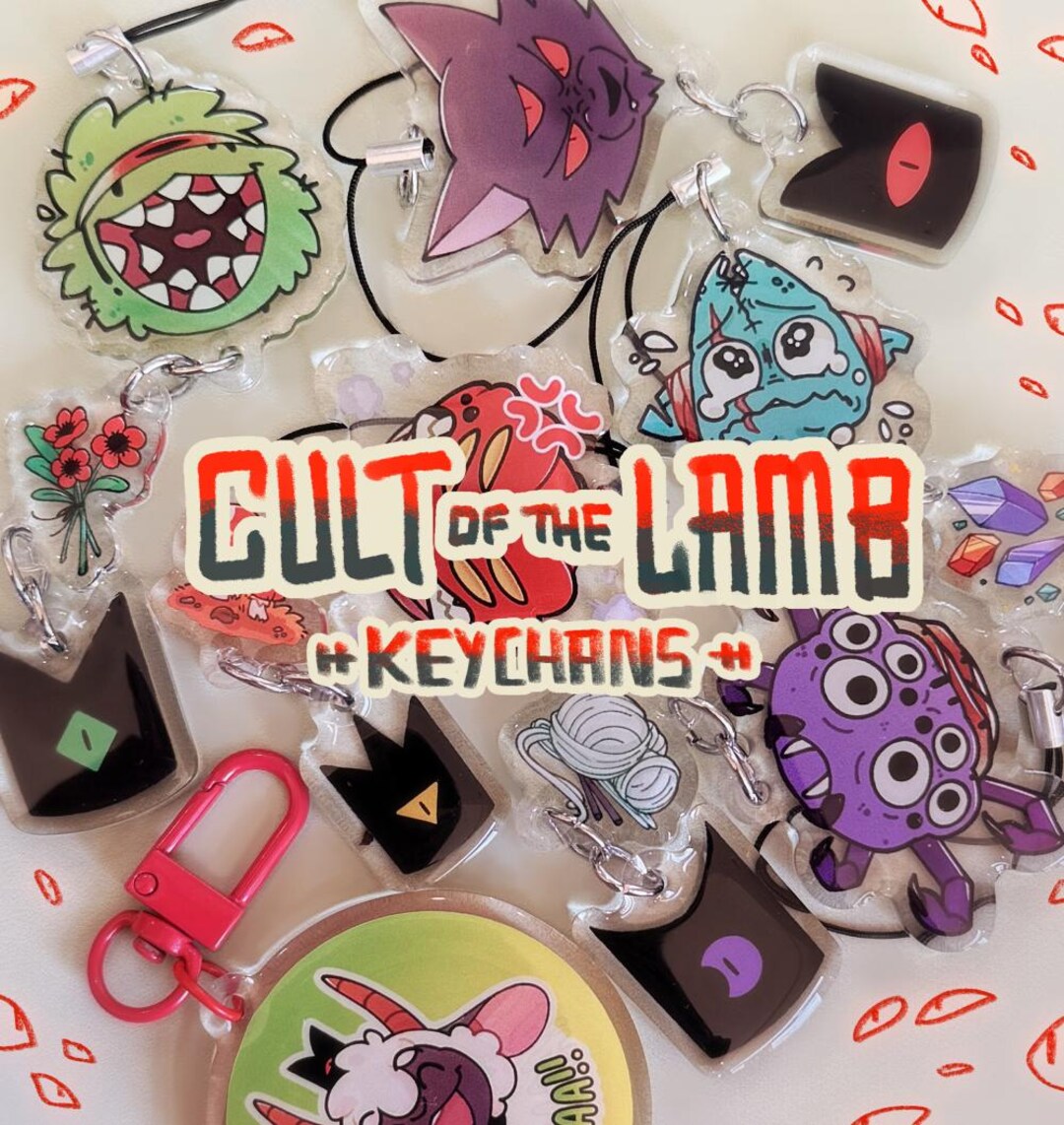 Cult of the Lamb | Linking Keychains - Etsy