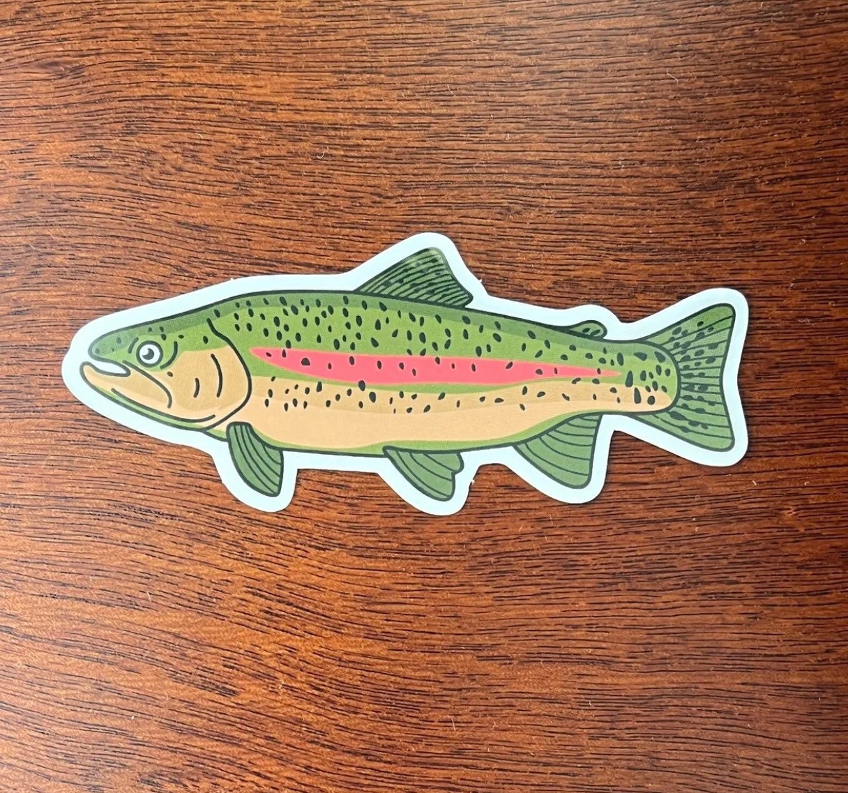Rainbow Trout Fish Vinyl Sticker Decal Size 4" - Etsy