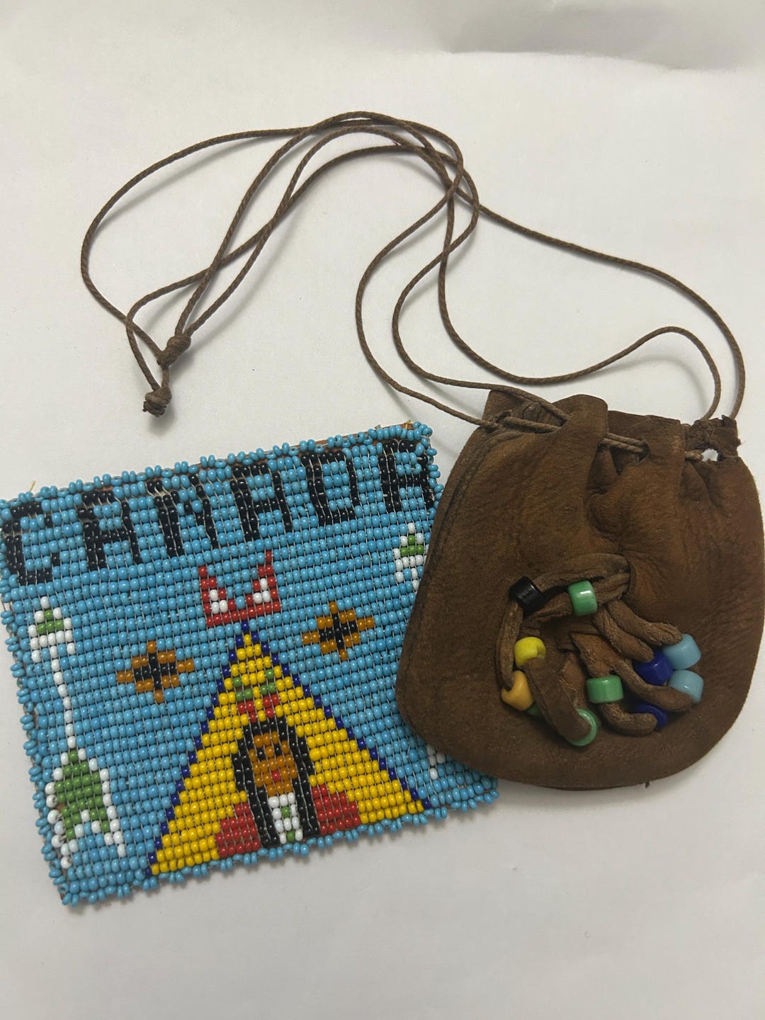 Native American Beaded Purse and Medicine Bag 1950’s - Etsy