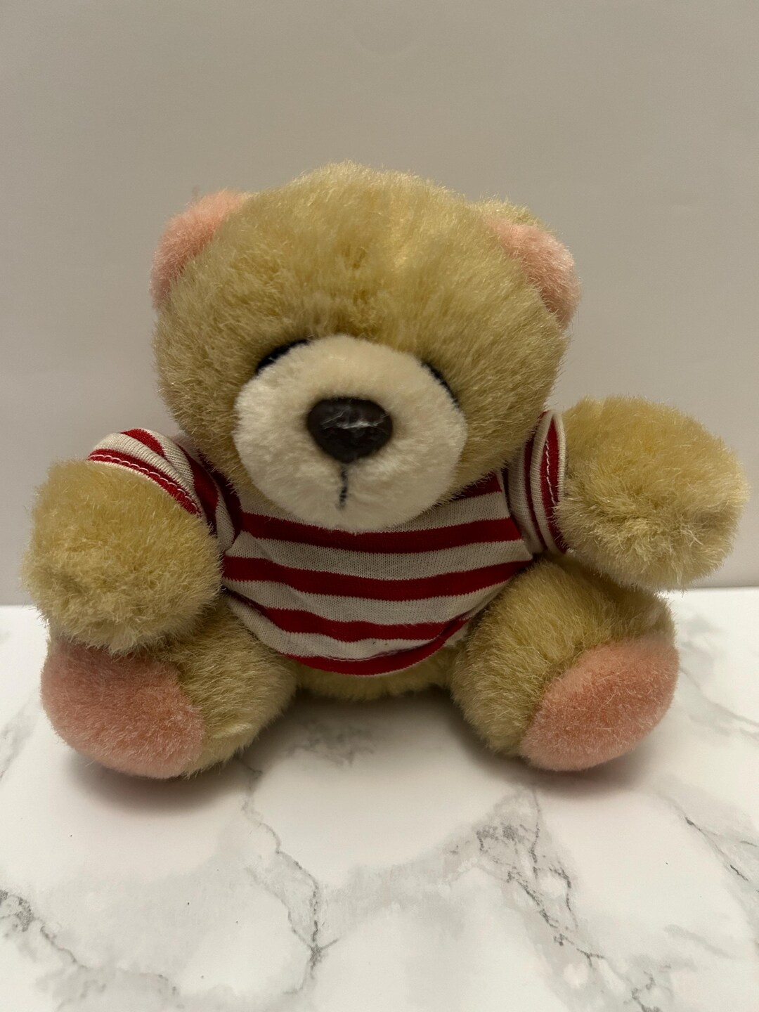 Vintage Forever Friends Bear Plush by Andrew Brownsword With Striped ...