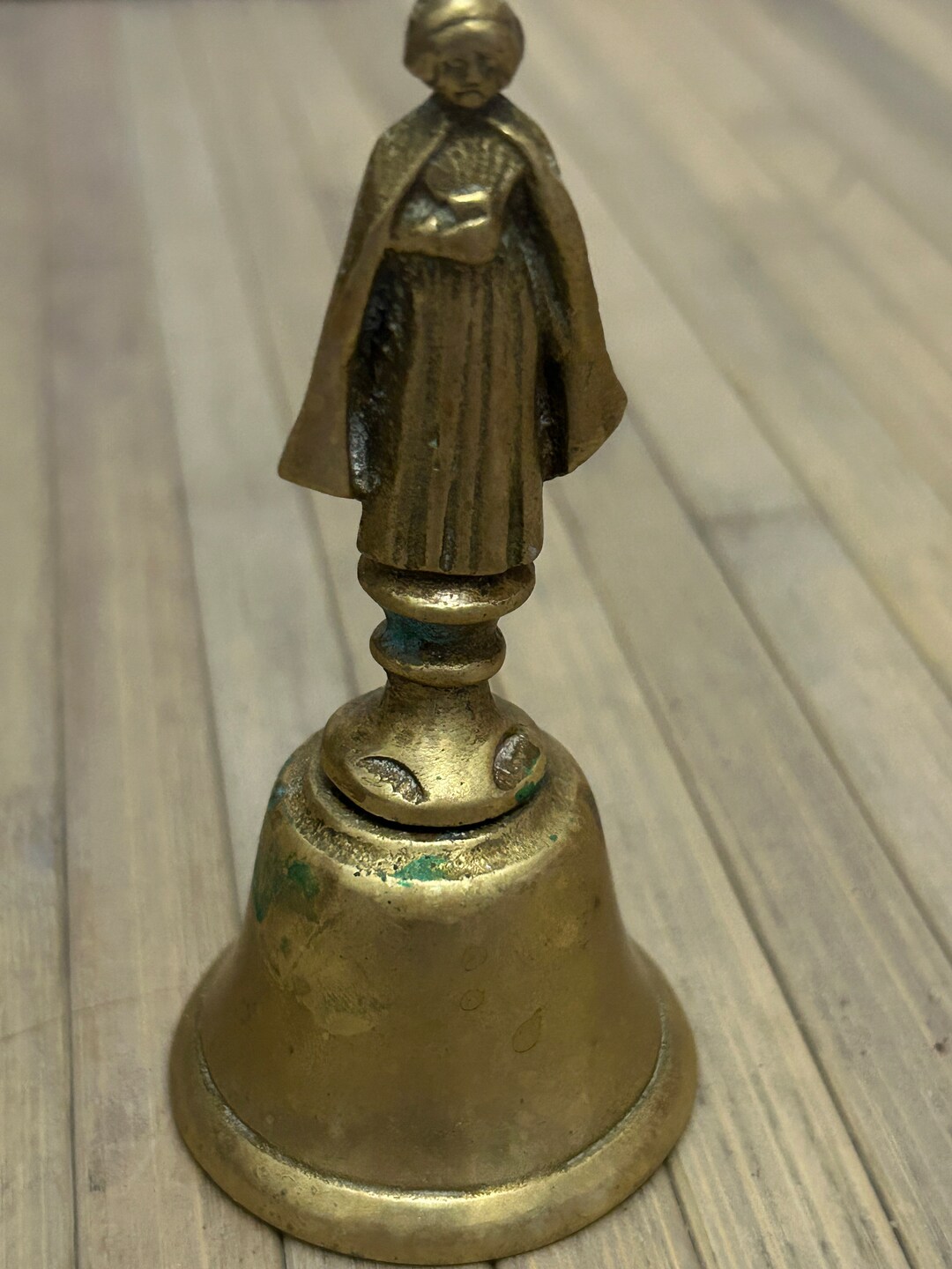 Vintage Brass Lady Bell Possibly Nurse - Etsy