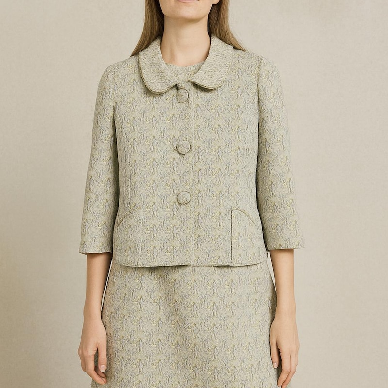 Brocade Jacket Set Dress - Etsy