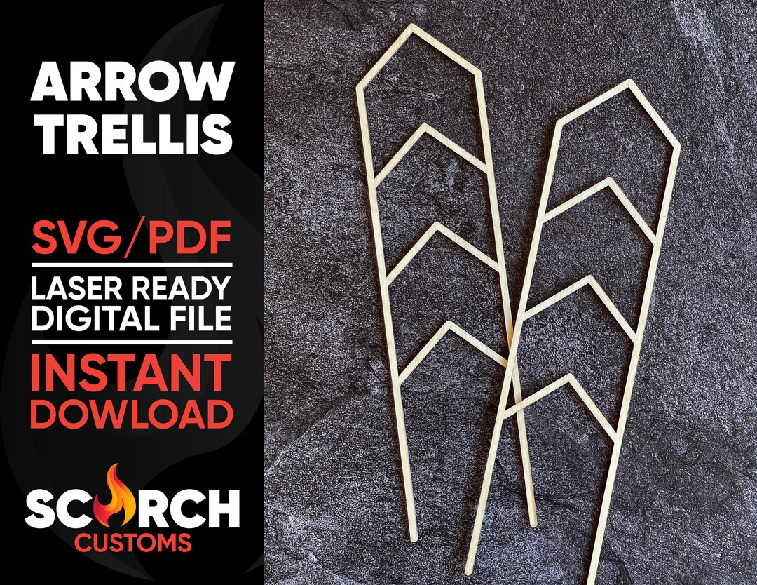 Arrow Trellis - Digital File - SVG - Etsy