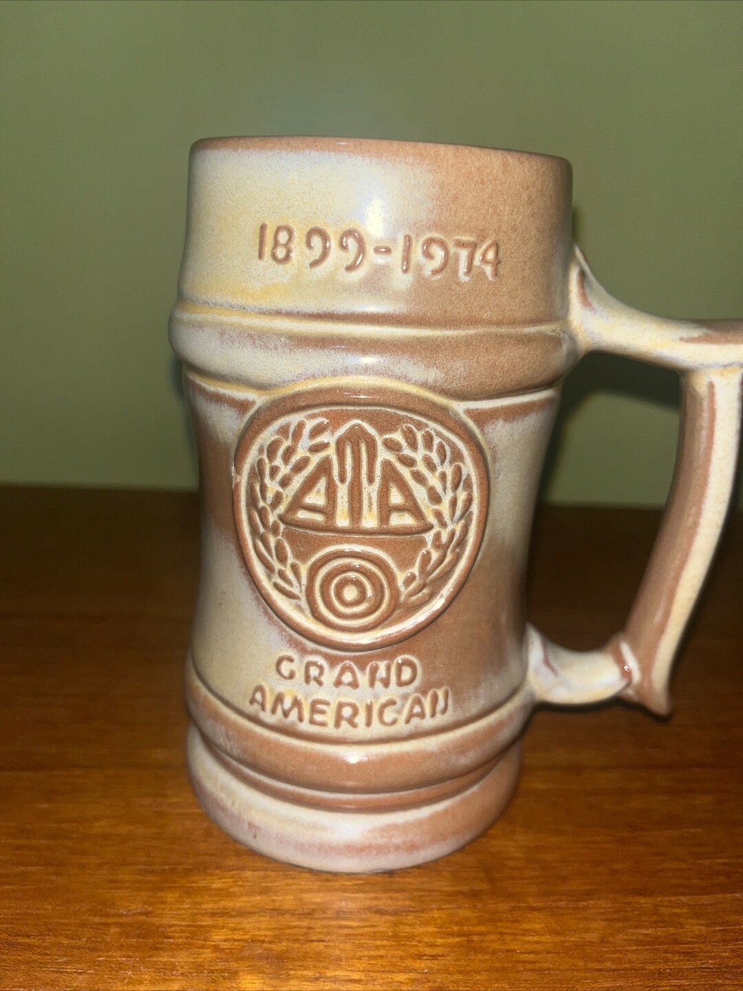 Frankoma Pottery Mug Amateur Trapshooting Association ATA Grand ...