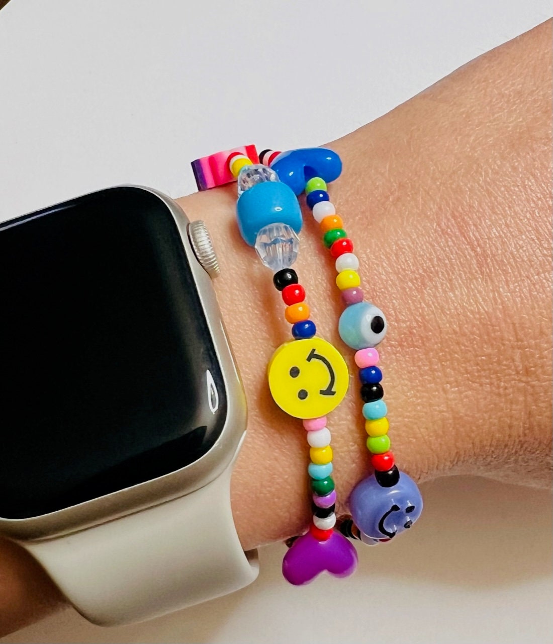 90s Inspired Trendy Bracelet, Y2K Trendy Bracelet, Seed Bead Bracelet ...