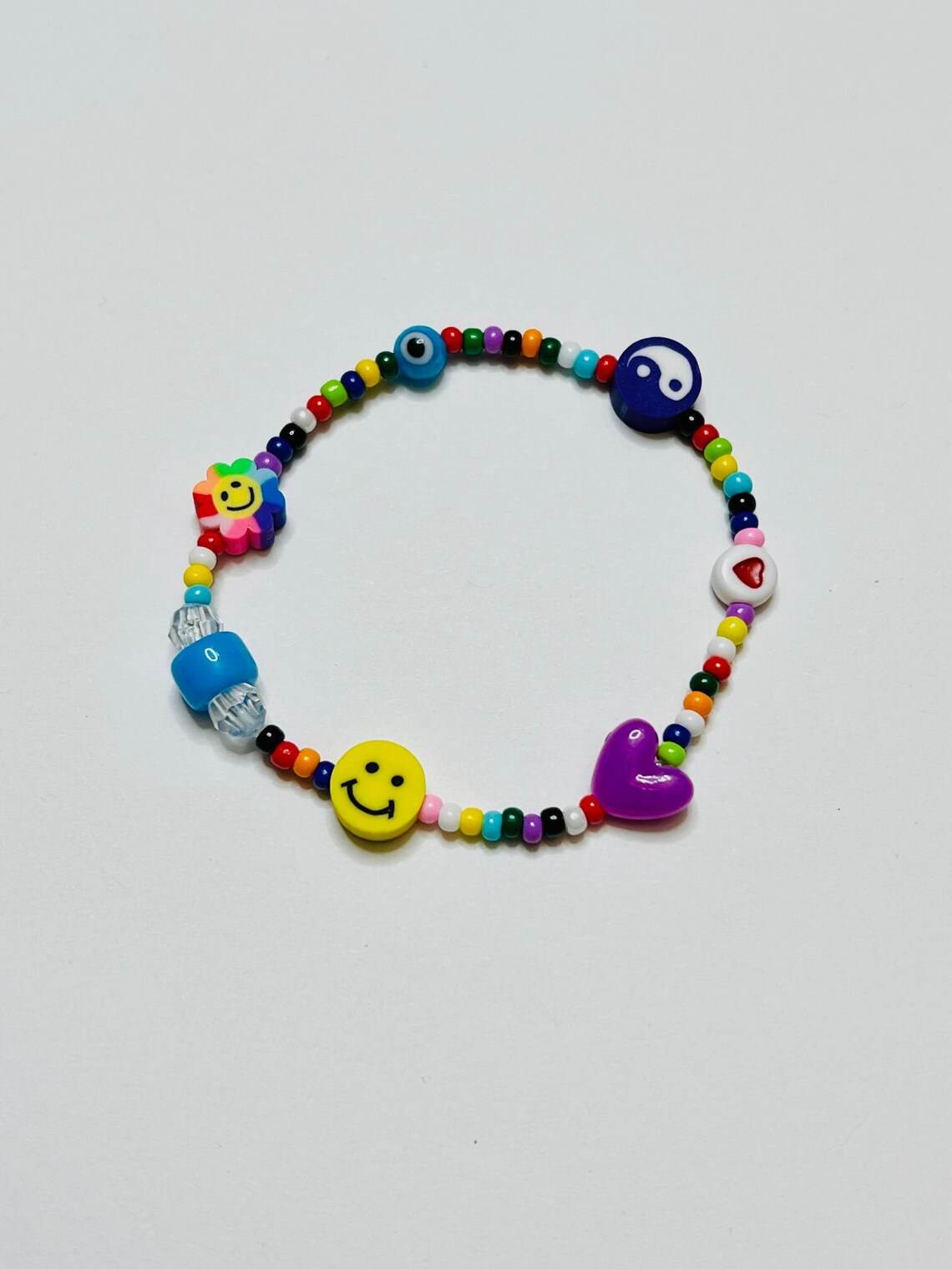 90s Inspired Trendy Bracelet, Y2K Trendy Bracelet, Seed Bead Bracelet ...