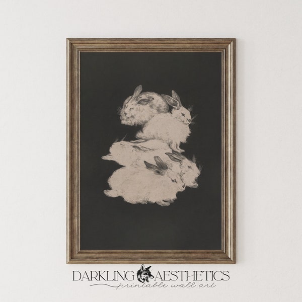 White Rabbit Art - Etsy