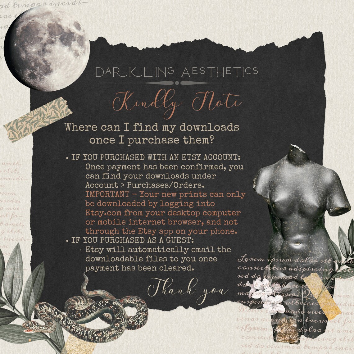 Vintage Bat Chart | Moody Vampire Victorian Dark Cottagecore Printable ...