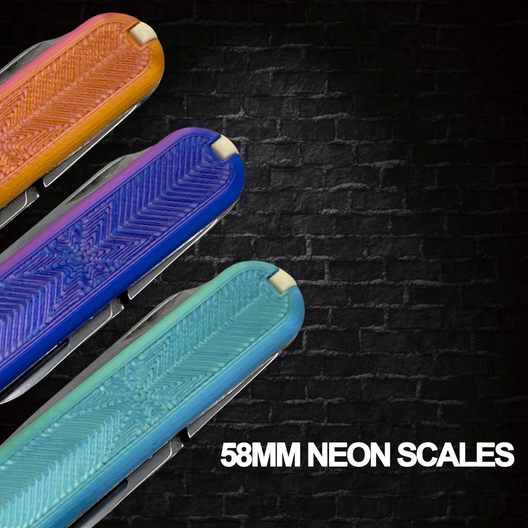 Neon Scales for 58mm Victorinox Swiss Army Knife - Etsy