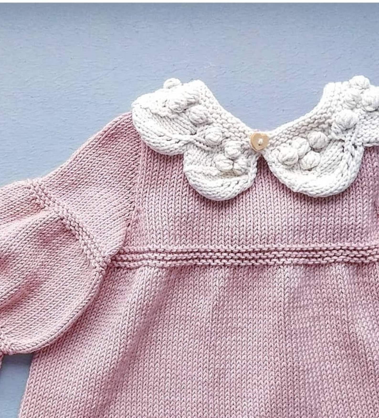 PDF Pattern Knitting Pattern Baby Collar Knitted Collar | Etsy