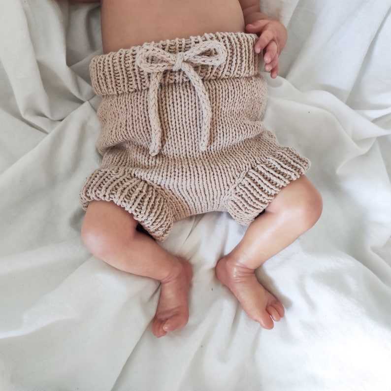 Knitting Pattern Baby Bloomers, Knitting Patterns Set, 4 in 1, Step by ...