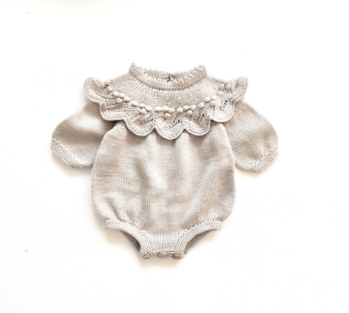 Knitting Pattern for Baby Baby Romper Knitting Pattern Baby | Etsy