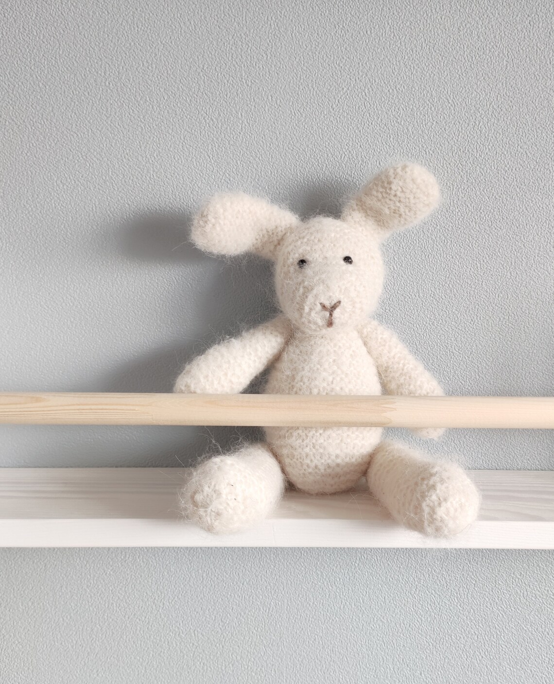 Rabbit Toy Knitting Pattern Bunny Animal Toy Knitting - Etsy