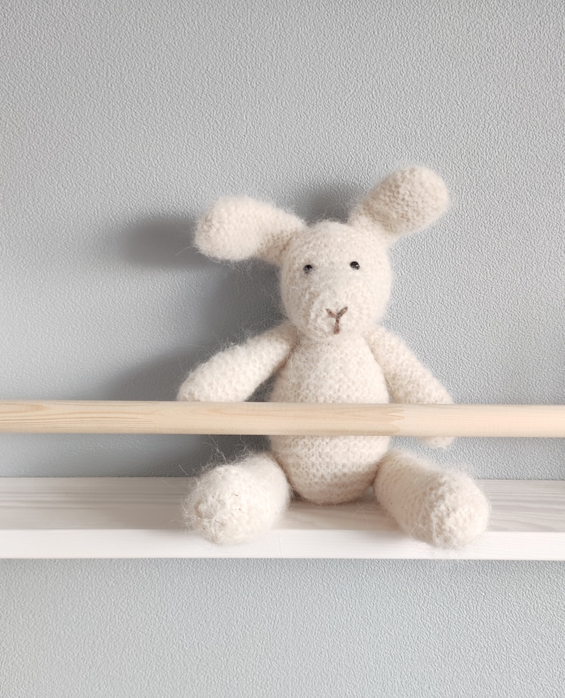 Rabbit Toy Knitting Pattern, Bunny Animal Toy Knitting Pattern, PDF ...