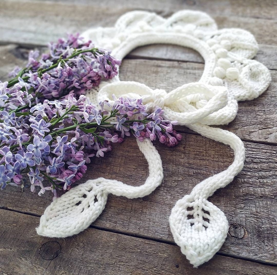 PDF Pattern Knitting Pattern Baby Collar Knitted Collar - Etsy