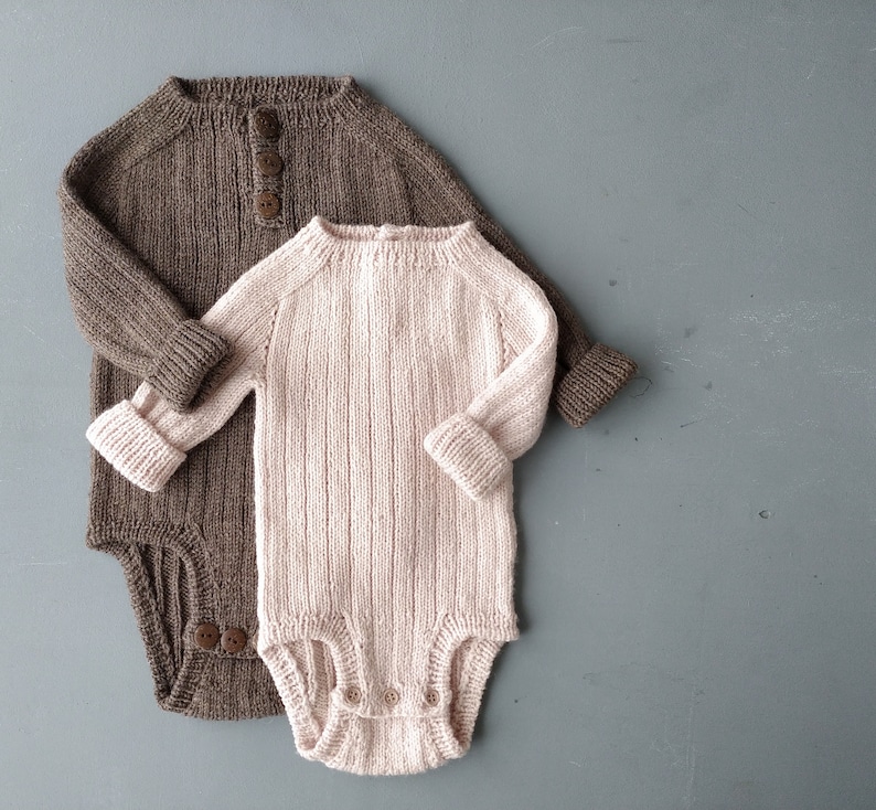 Knitting Pattern Baby Romper Baby Bodysuit Knitting Pattern - Etsy