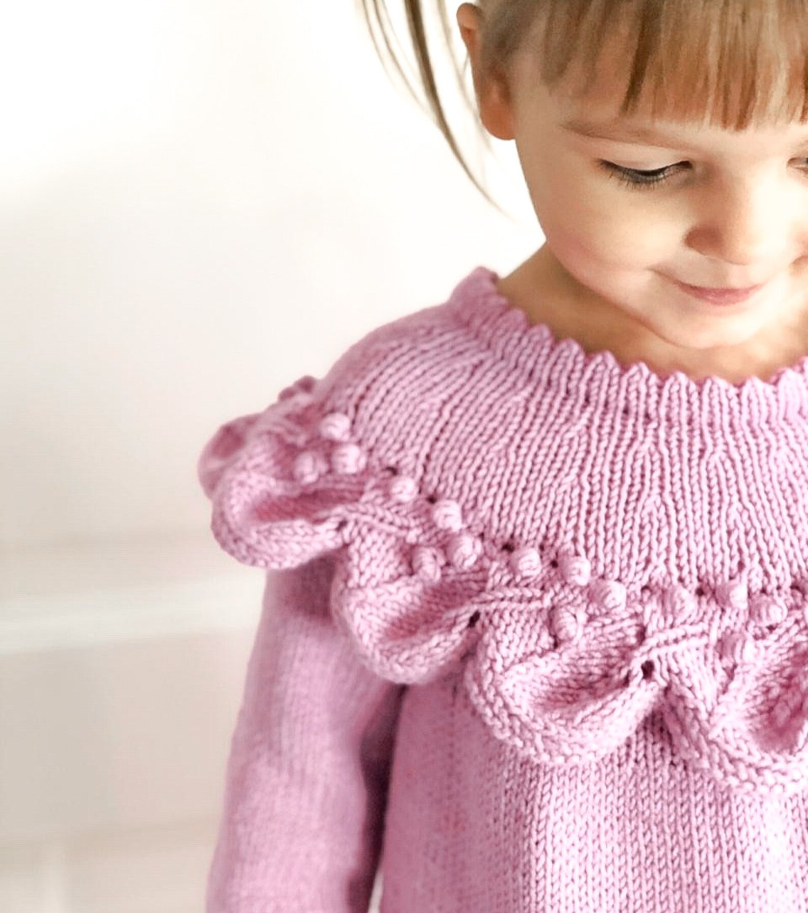 Knitting Pattern Baby Dress, Baby Girl Dress Pattern, Knit Patterns for ...