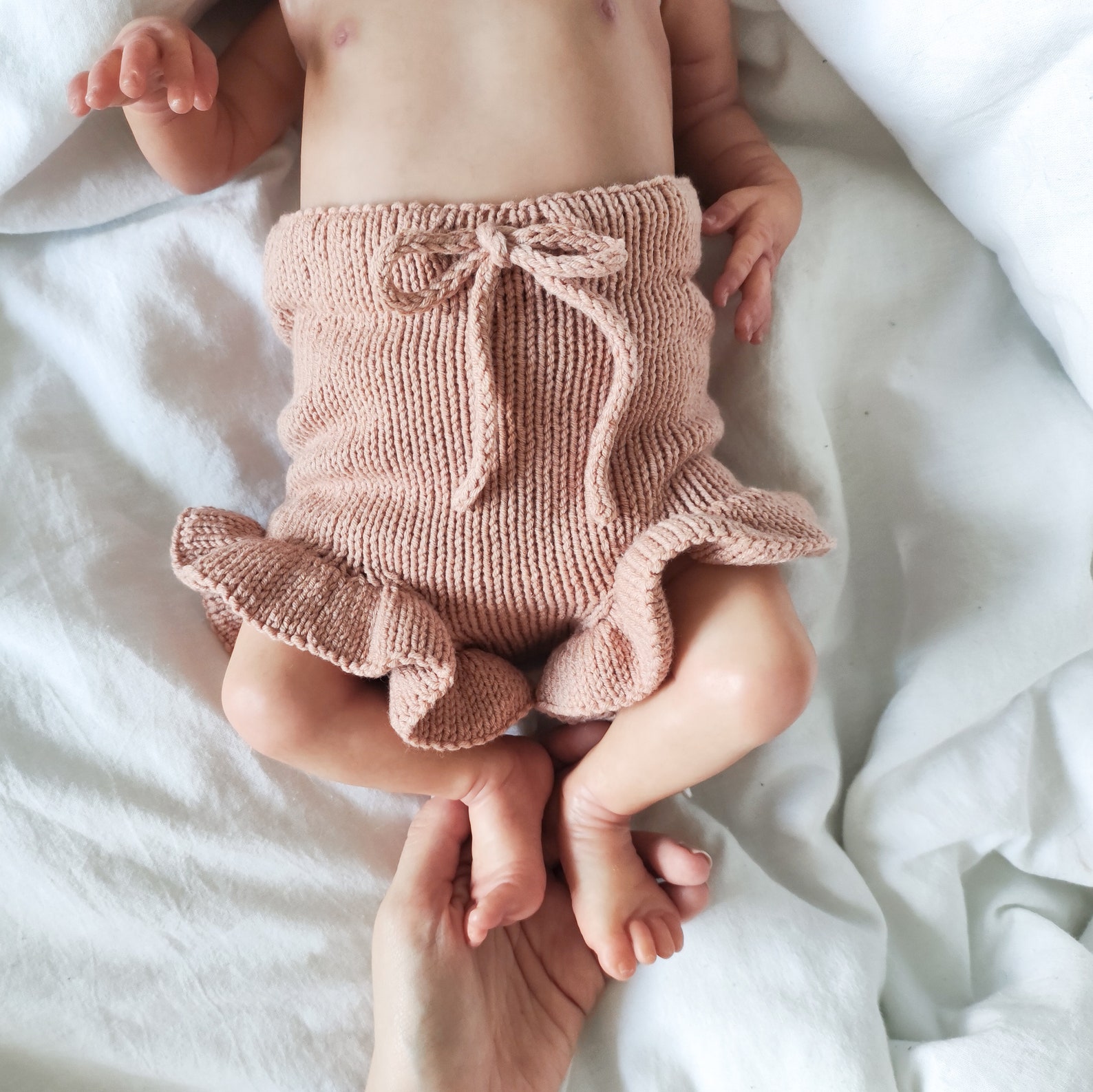 Knitting Pattern Baby Bloomers, Knitting Patterns Set, 4 in 1, Step by ...