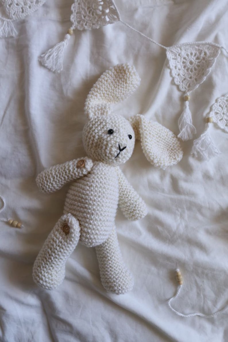 Rabbit Toy Knitting Pattern Bunny Animal Toy Knitting - Etsy