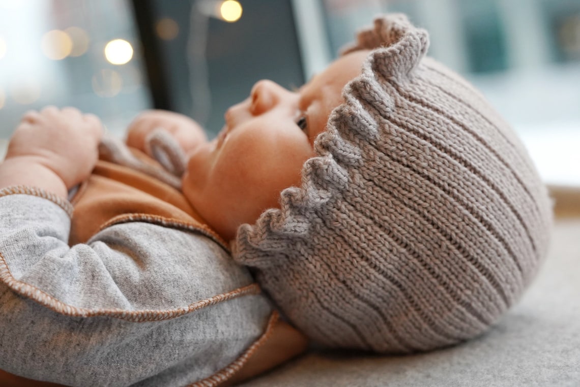 Knitting Pattern Baby Bonnet Knitting Pattern for Baby Baby | Etsy