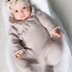 Knittng Pattern Baby Romper, Jumpsuit Pattern, Pattern in English ...