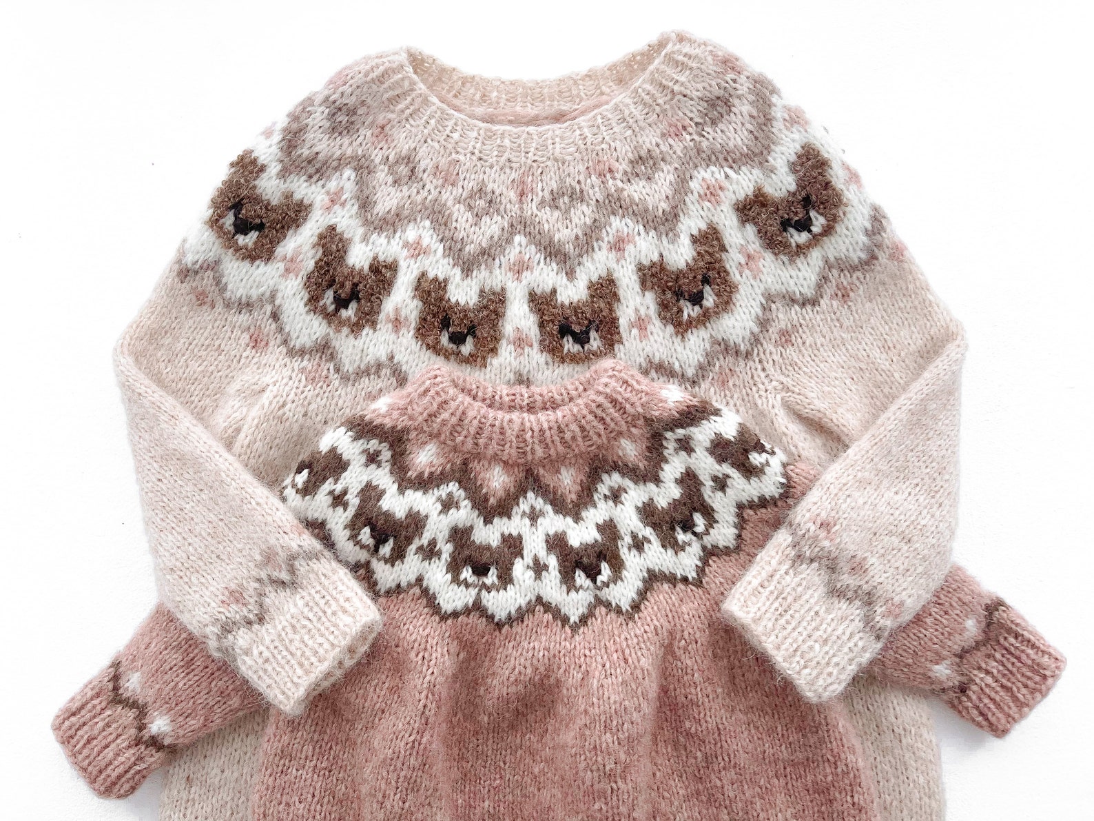 Knitting Pattern Baby Dress. Lopapeysa Pattern, Icelandic Pattern ...