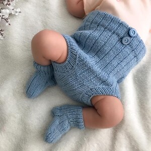 Knitting Pattern Baby Bloomers, Knitted Bloomers, Bloomers for Baby ...