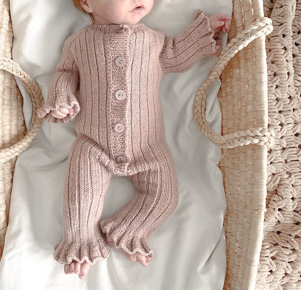 Knitting Pattern Baby Romper 2 in 1, Pattern Jumpsuit, Knitted Romper ...
